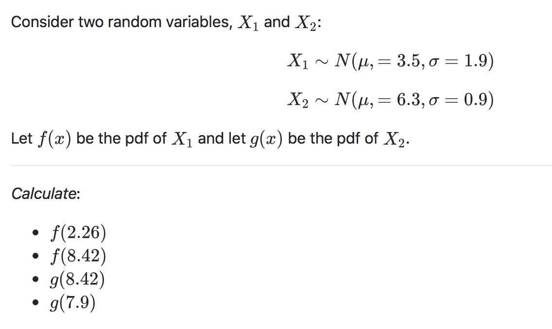 Solved Consider two random variables, X1 and X2: X1 ~ Nu,= | Chegg.com