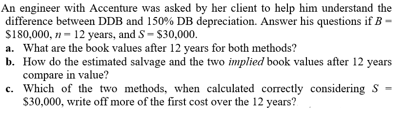 Solved An engineer with Accenture was asked by her client to | Chegg.com