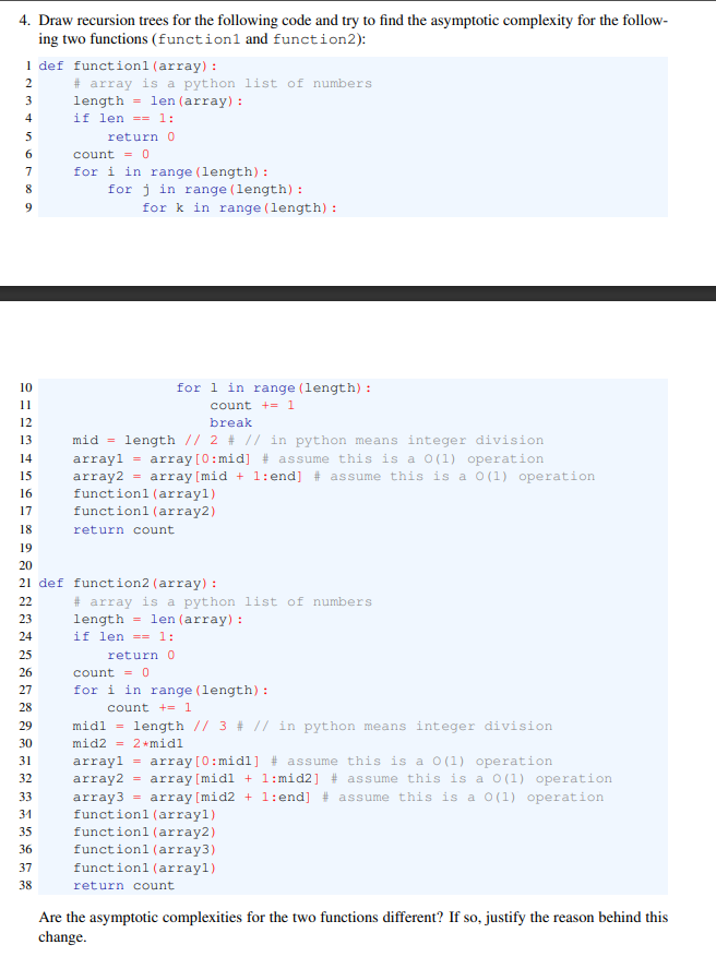 Solved 1. For each group of functions, sort the functions in | Chegg.com