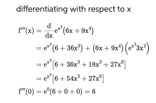 Solved differentiating with respect to x | Chegg.com