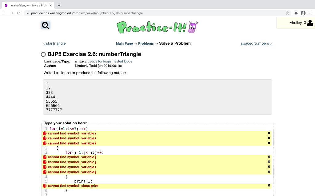 Solved number Triangle - Solve a probl x c | Chegg.com