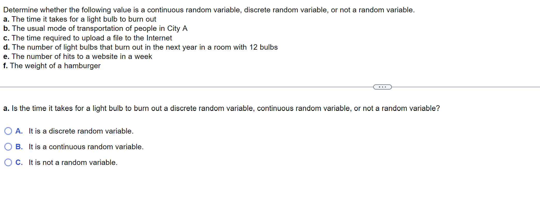Solved Determine whether the value is a discrete random | Chegg.com