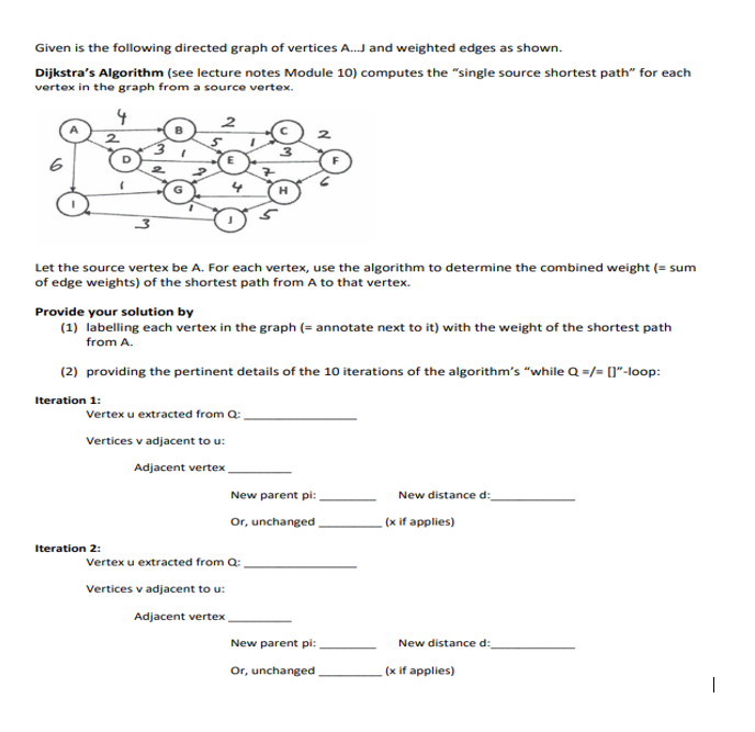 Solved solve 1) and 2). For 2 solve UNTIL ITERATION 10: .. | Chegg.com