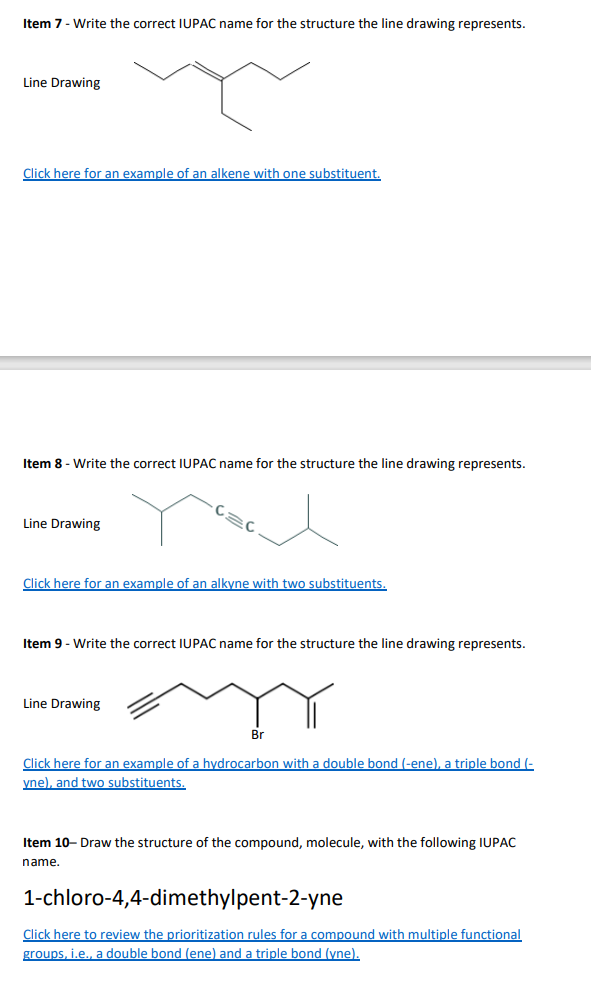 Solved Write the IUPAC name for the structure the line | Chegg.com