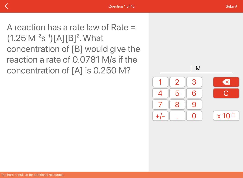 Solved A reaction has a rate law of Rate = (1.25M−2 | Chegg.com
