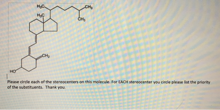 Solved Circle each of the stereocenters on this molecule. | Chegg.com