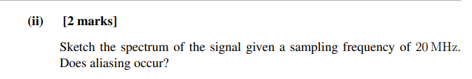 Solved (a) A signal has a band-limited spectrum as shown in | Chegg.com