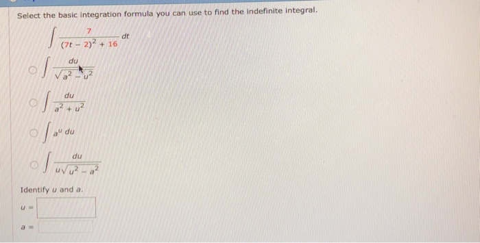 Solved Find the indefinite integral. (Use C for the constant | Chegg.com