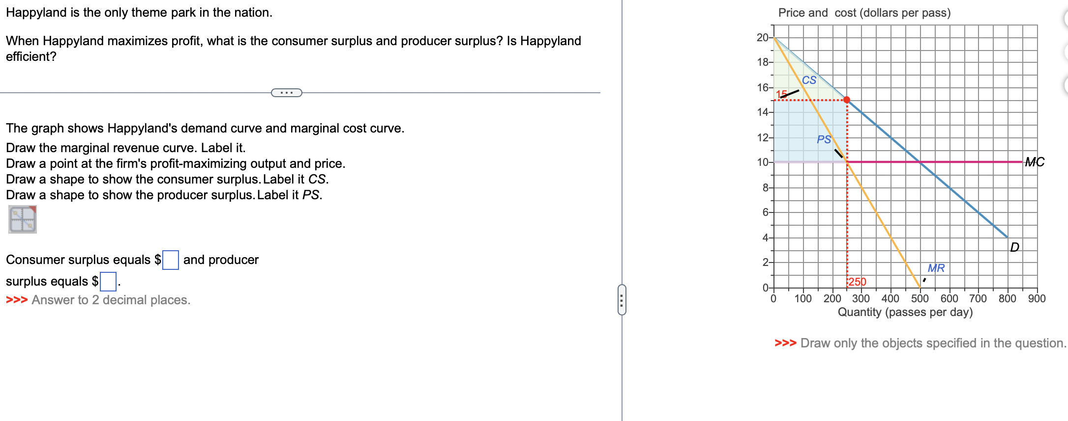 Solved Happyland is the only theme park in the nation. When | Chegg.com