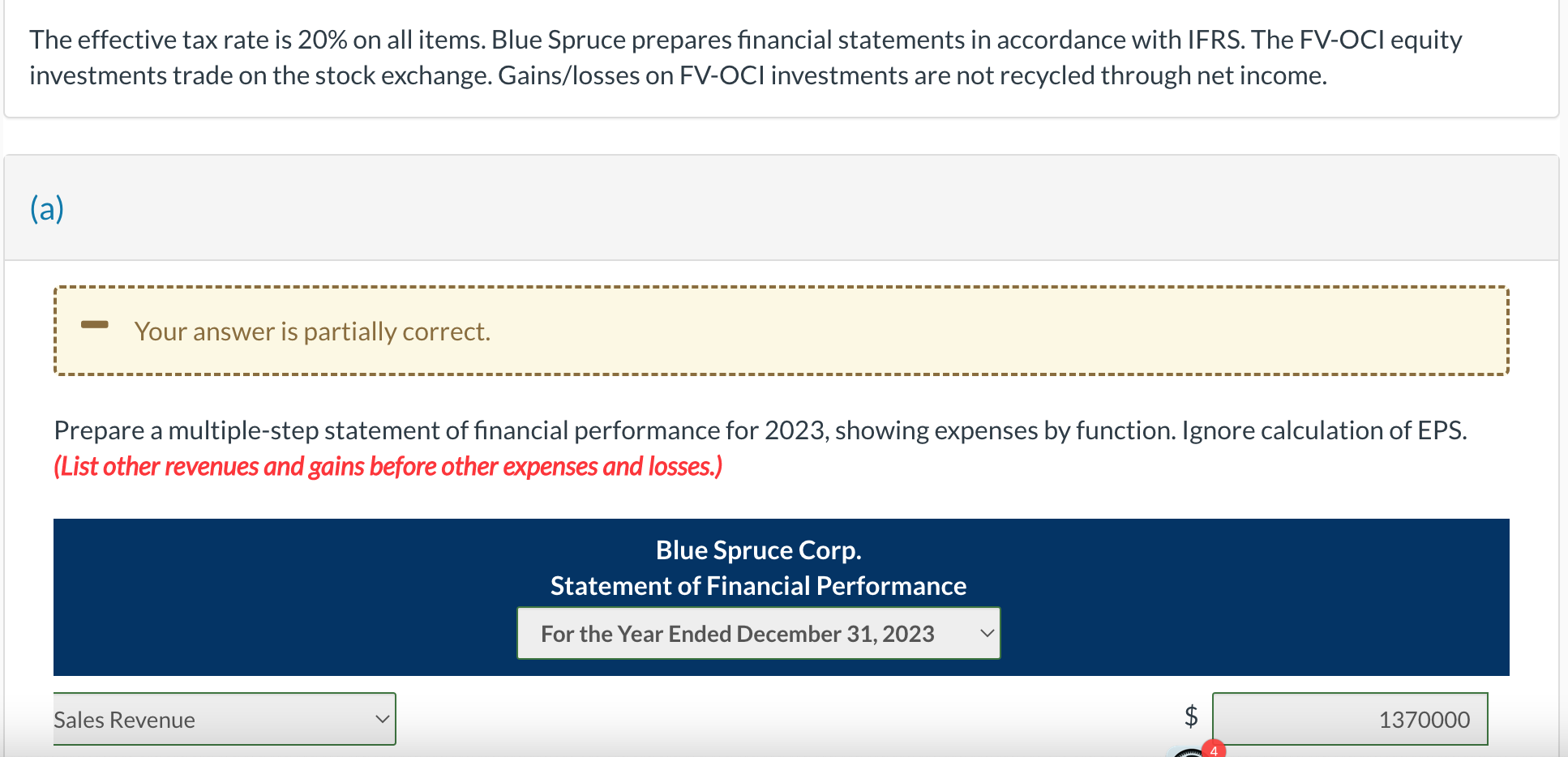 Solved Current Attempt in Progress The following is | Chegg.com