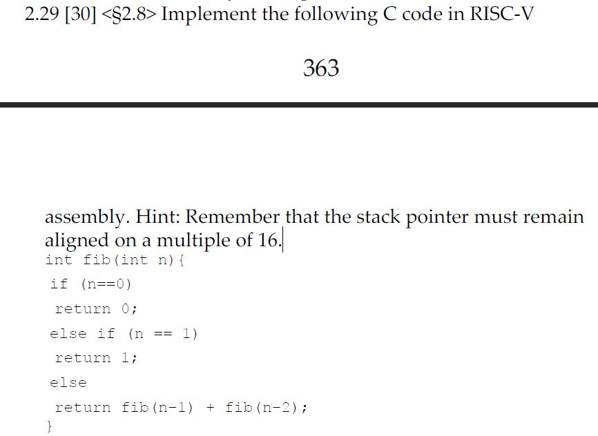 229 30 Implement The Following C Code In 