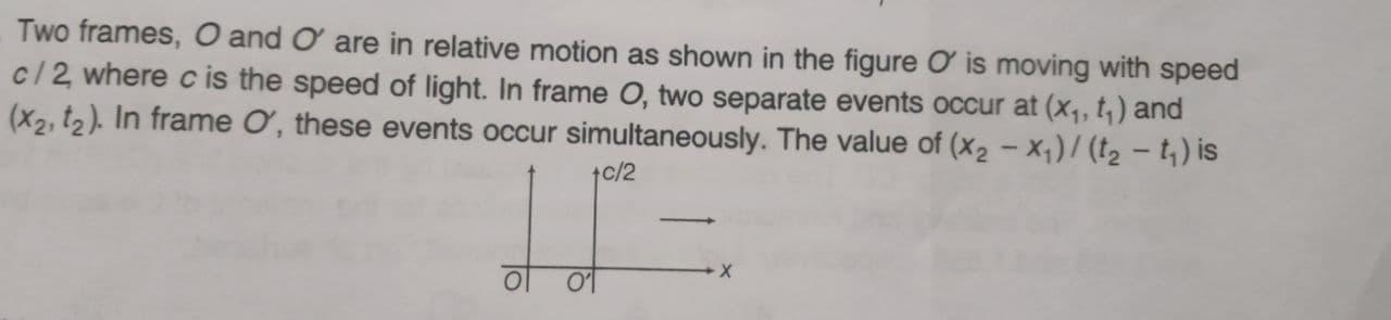 Solved Two frames, O and O are in relative motion as shown | Chegg.com