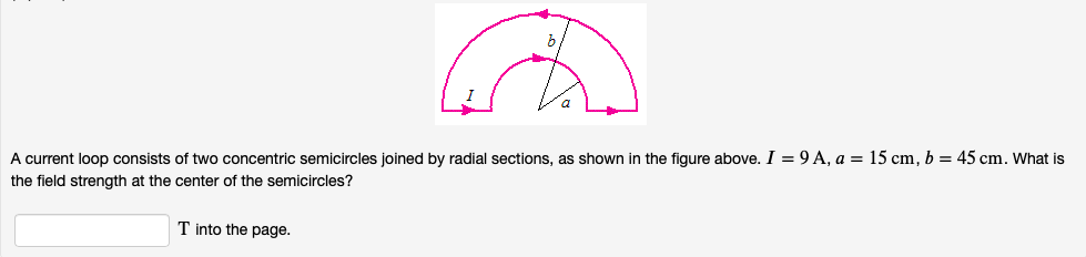 Solved b A current loop consists of two concentric | Chegg.com