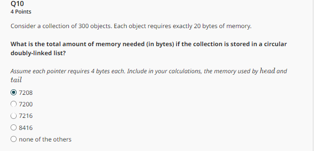 Solved 4 Points Consider a collection of 300 objects. Each | Chegg.com