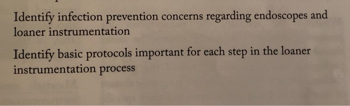 Solved Identify infection prevention concerns regarding | Chegg.com