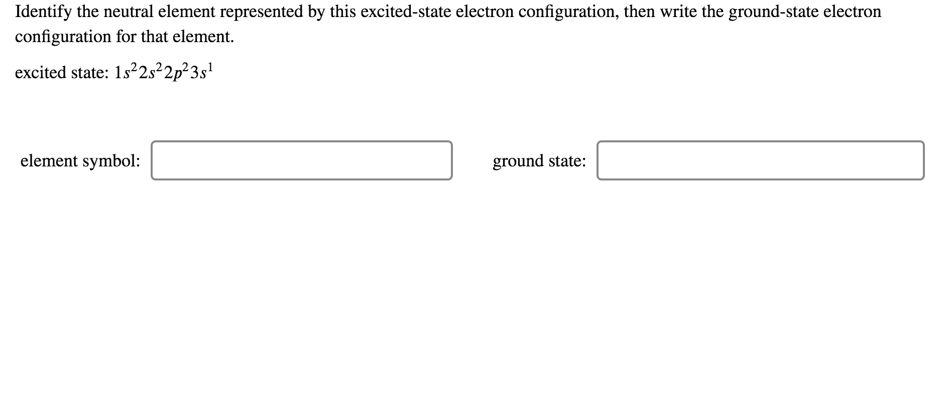 Solved Identify the neutral element represented by this | Chegg.com