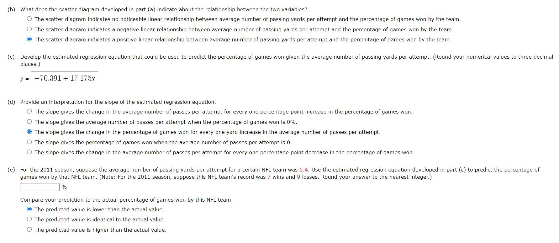Solved DATAfile: NFLPassing average number of passing yards | Chegg.com