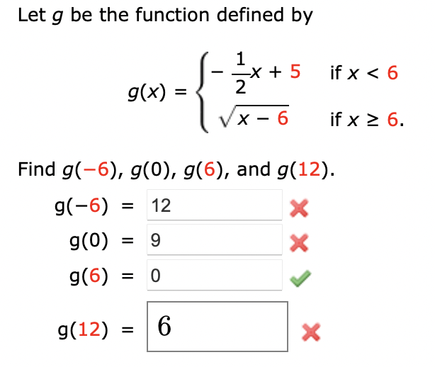 Solved Let g be the function defined by g(x)={−21x+5x−6 if | Chegg.com
