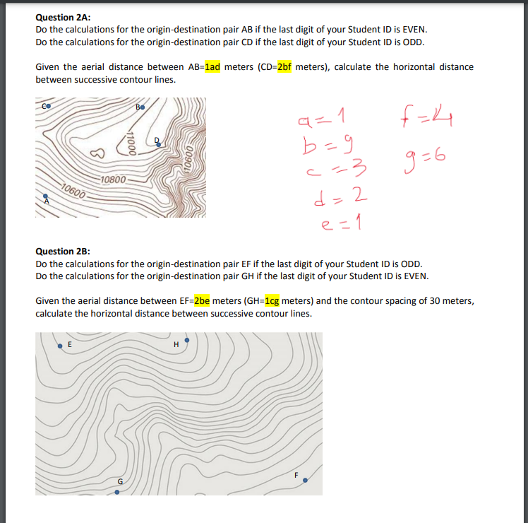 Solved Question 2A: Do the calculations for the | Chegg.com