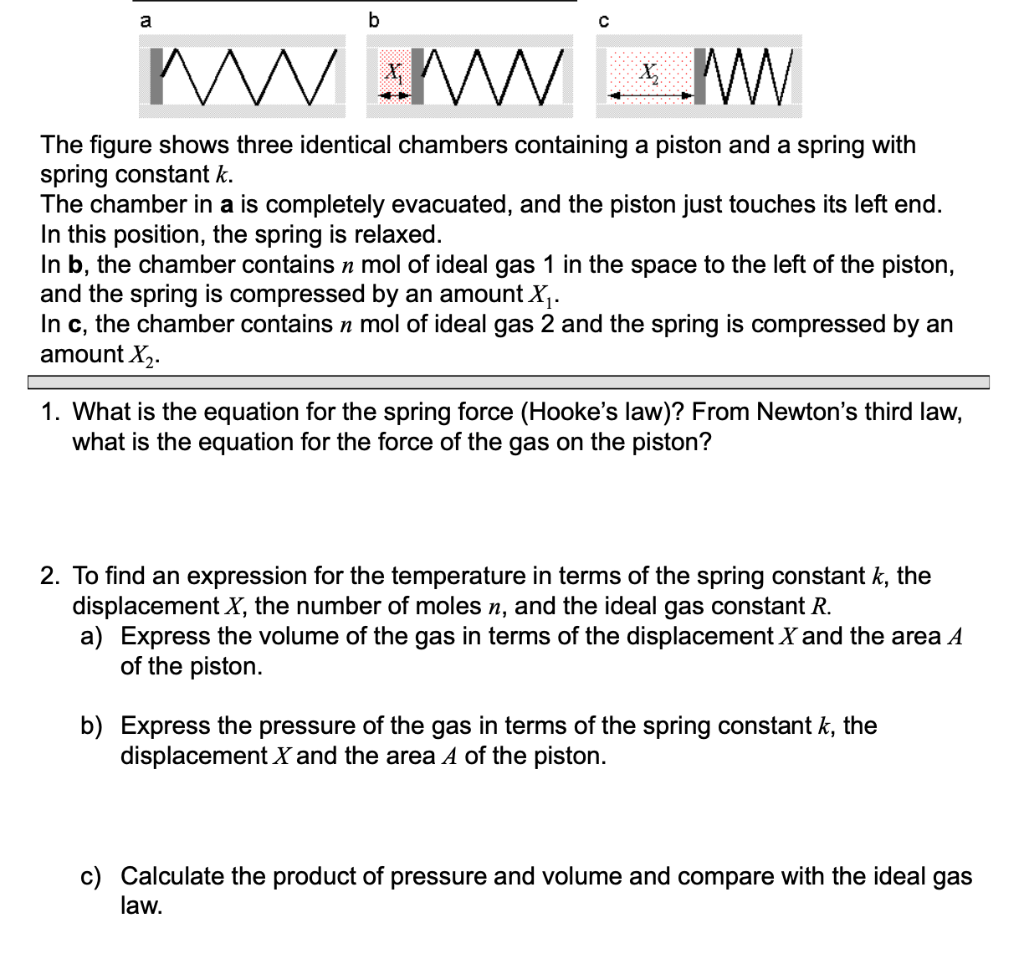 Solved а b с WWW.W The figure shows three identical chambers | Chegg.com