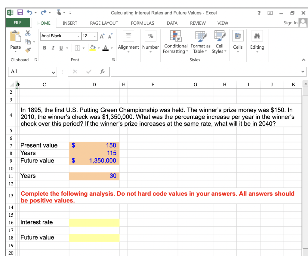 Solved X BS. Calculating Interest Rates and Future Values - | Chegg.com
