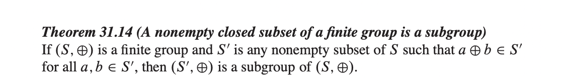 Solved Theorem 31.14 (A nonempty closed subset of a finite | Chegg.com