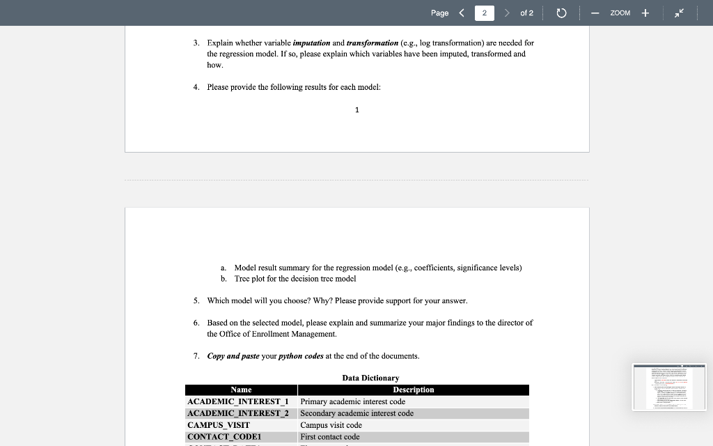 Solved In the fall of 2022 , the administration of a large | Chegg.com