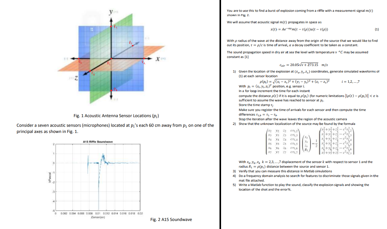 Solved You are to use this to find a burst of explosion | Chegg.com