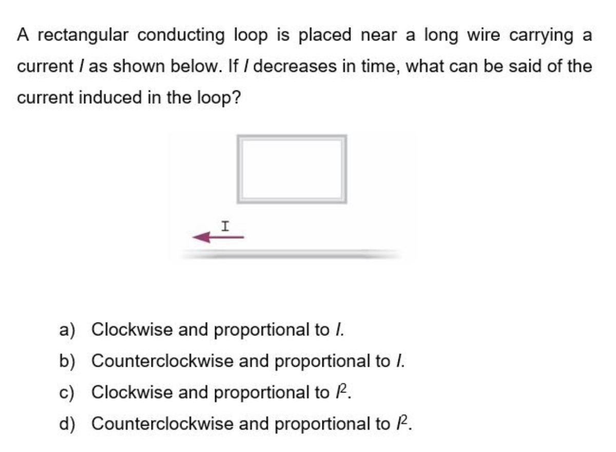 Solved A rectangular conducting loop is placed near a long | Chegg.com