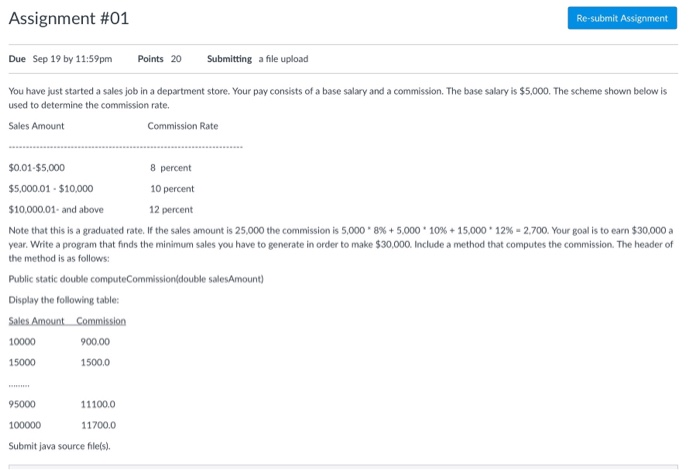 Solved Assignment #01 Due Sep 19 by 11:59pm Points 20 | Chegg.com
