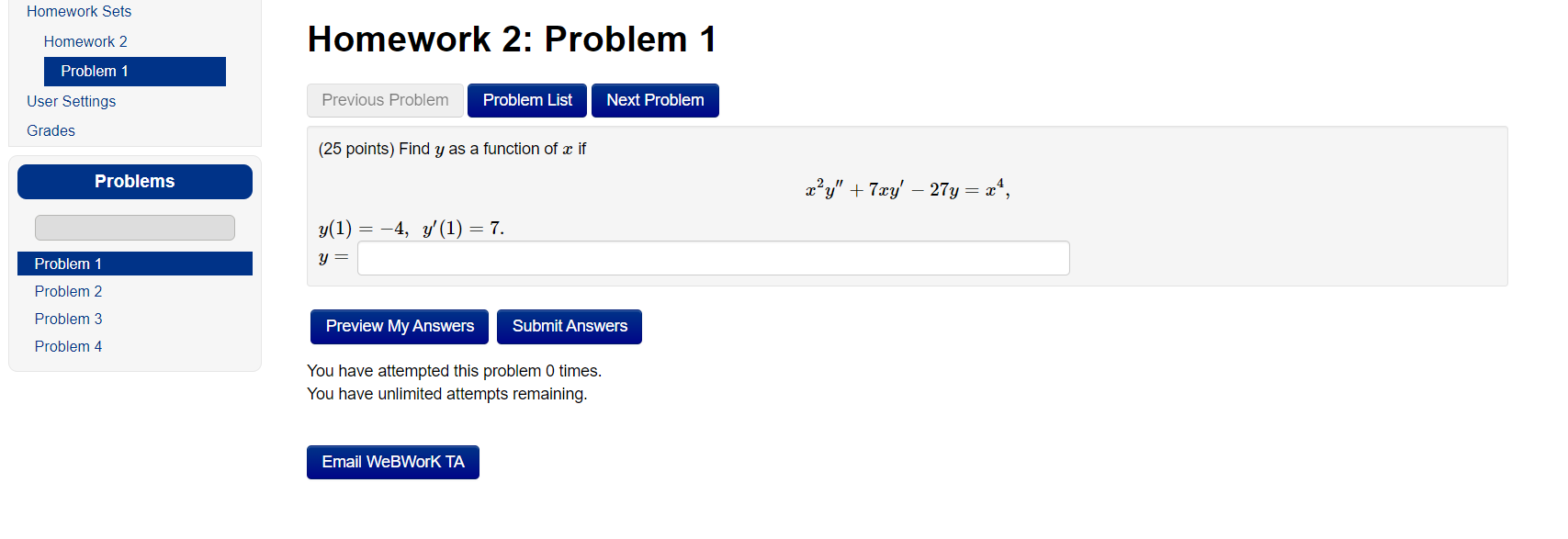 Solved Homework Sets Homework 2 Homework 2: Problem 1 | Chegg.com