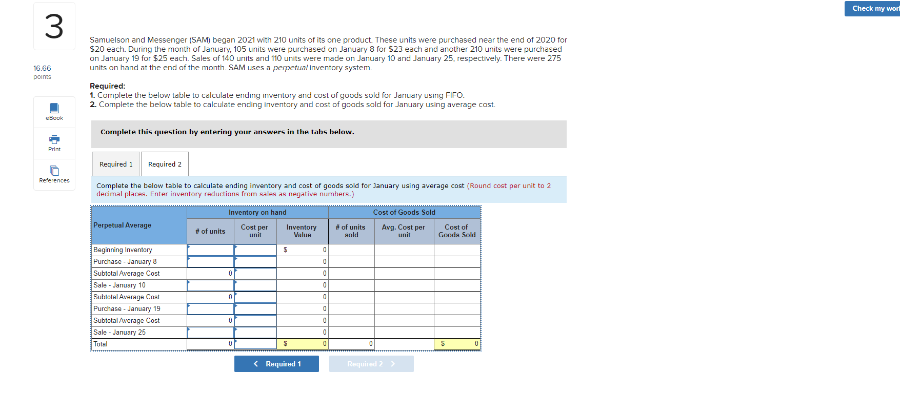 Solved Chap 8 & 9 HW Saved Help Save & Exit Submit Check my | Chegg.com