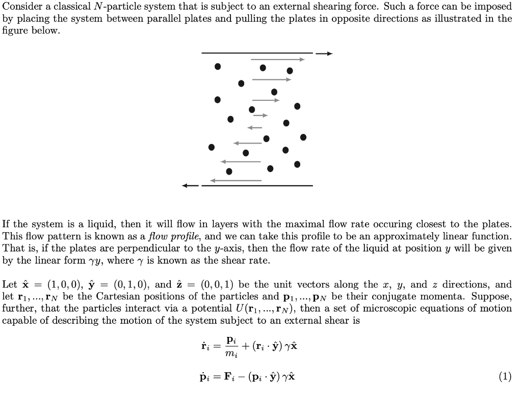 Solved Consider a classical N-particle system that is | Chegg.com