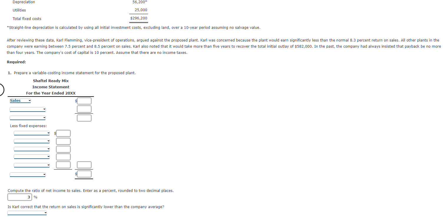 Payback, Net Present Value, Internal Rate of Return, | Chegg.com