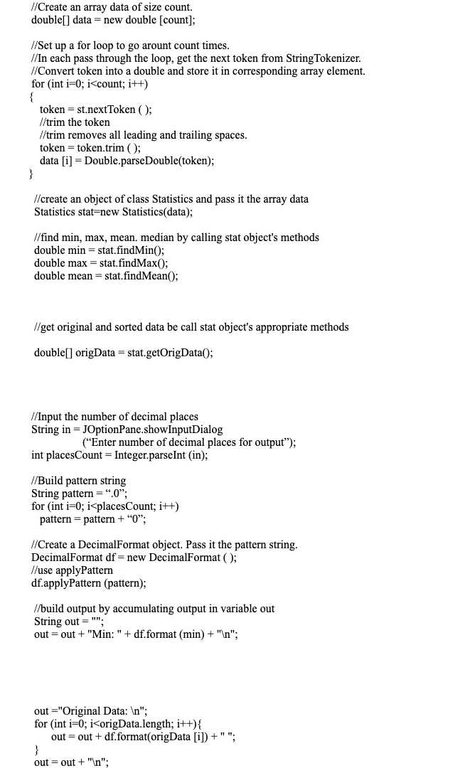 Solved Topic String Tokenizer Static Methods Static | Chegg.com