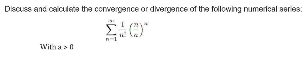 Solved Discuss and calculate the convergence or divergence | Chegg.com