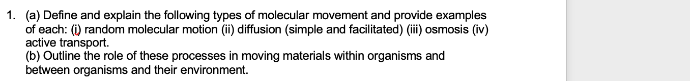 Solved 1. (a) Define and explain the following types of | Chegg.com
