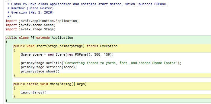 Solved Class P5 (above) /** * Class P5Pane extends Java | Chegg.com