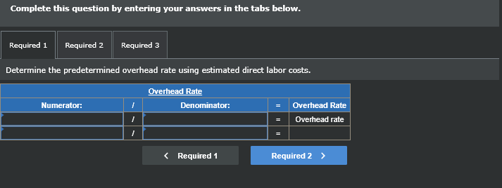 Solved Exercise 2-27 (Algo) Computing applied overhead and | Chegg.com