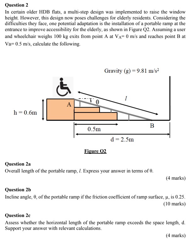 Solved Question 2 ﻿In certain older HDB flats, a multi-step | Chegg.com