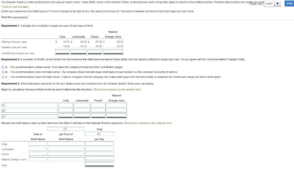 Solved Data table1 (Click to view the data) Smath has a | Chegg.com