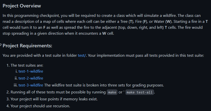 Solved Project Overview In this programming checkpoint, you | Chegg.com