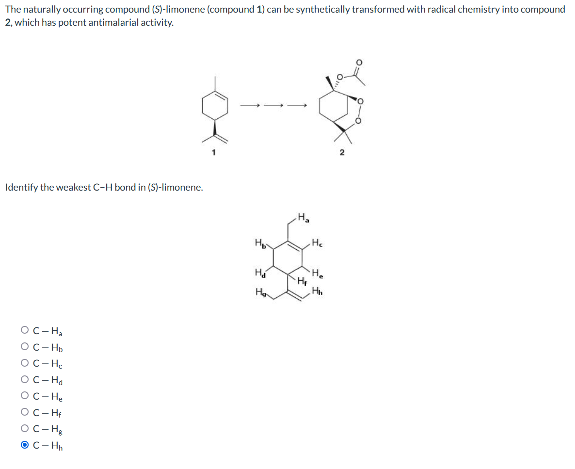 Solved The naturally occurring compound (S)-limonene | Chegg.com