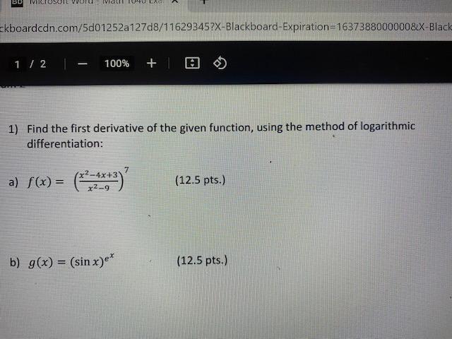 Solved BO Vid! | Chegg.com