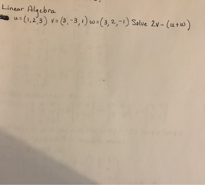 Solved Linear Alaebra | Chegg.com