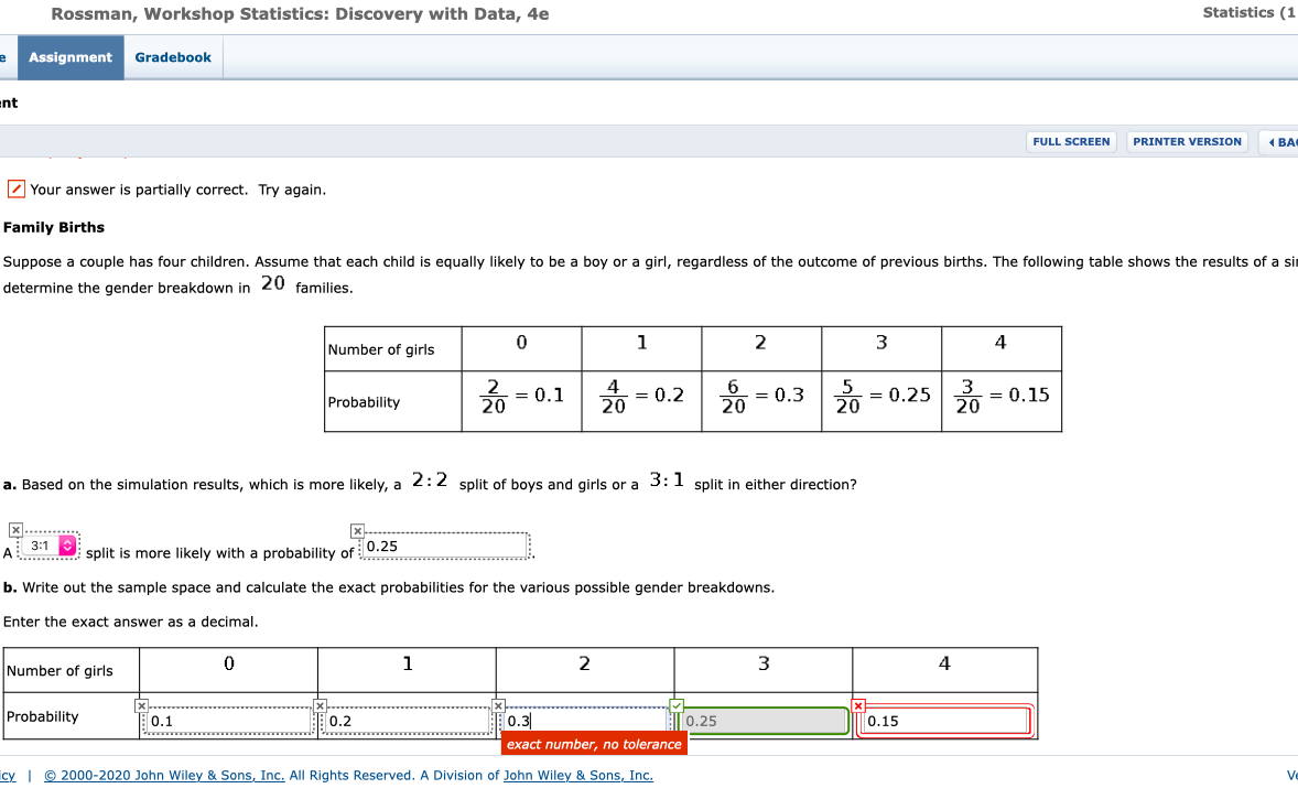 Solved Rossman, Workshop Statistics: Discovery with Data, 4e | Chegg.com