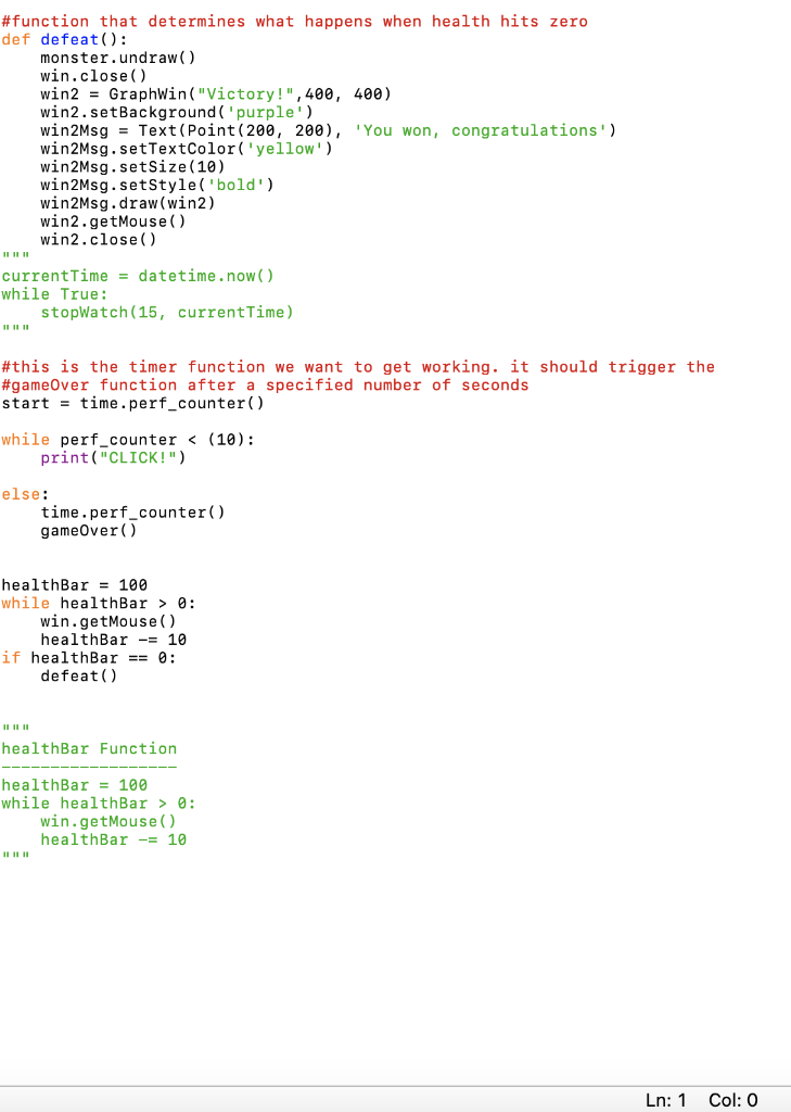monster2wah.py - /Users/carlaclavien/Desktop/PYTHON | Chegg.com