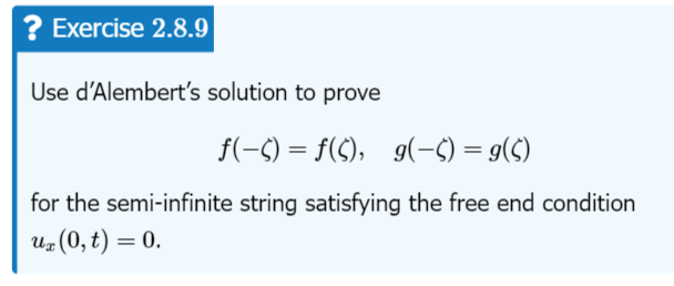 Solved Use d'Alembert's solution to prove | Chegg.com