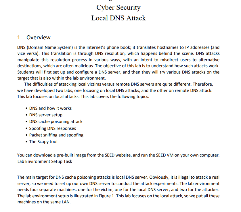 Solved Figure 1: Lab environment setup 1.1 Container Setup | Chegg.com