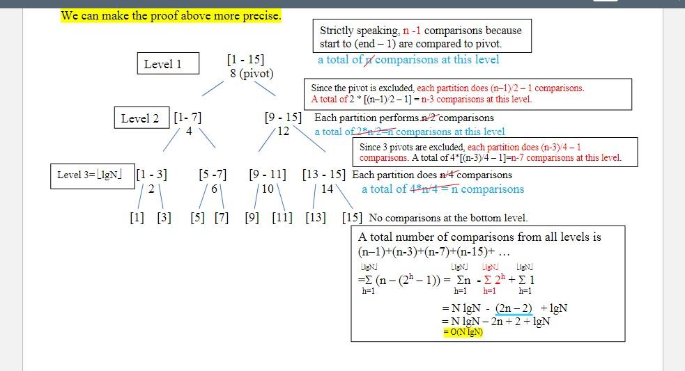 Solved In the lecture notes, I am showing the complexity of | Chegg.com